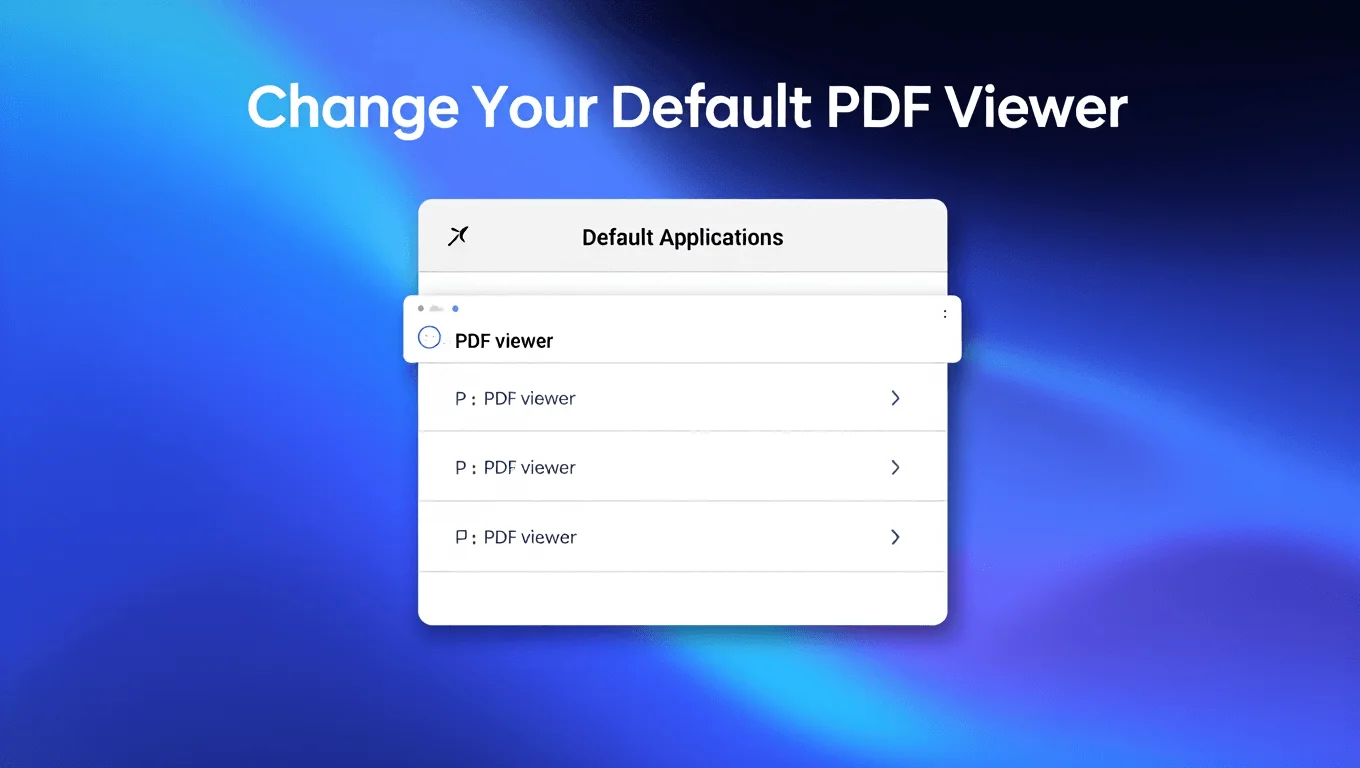 How to Change Your Default PDF Viewer